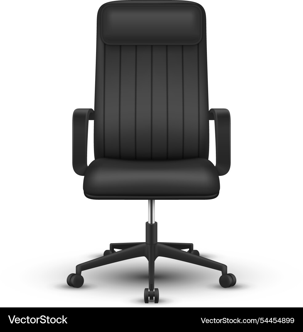 Comfortable ergonomic office chair isolated on Vector Image