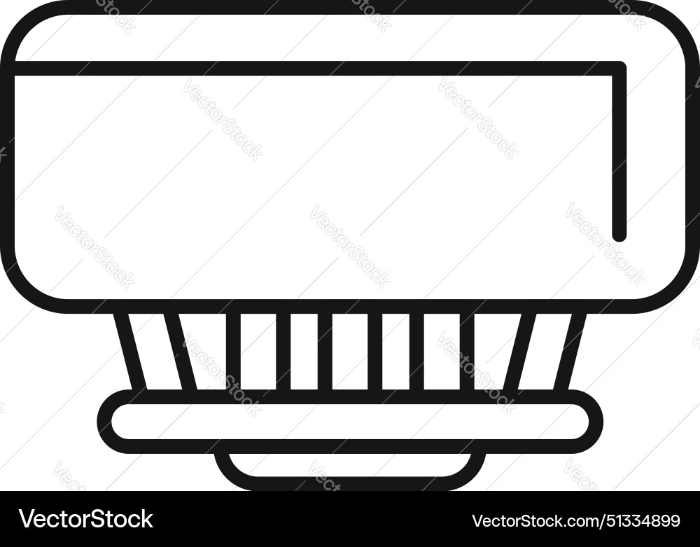 Simple clean line art icon representative Vector Image
