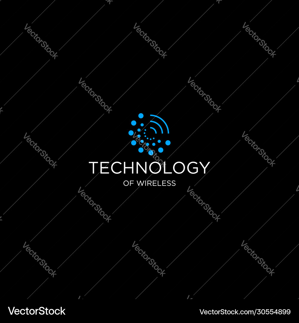 Tech logo Royalty Free Vector Image - VectorStock