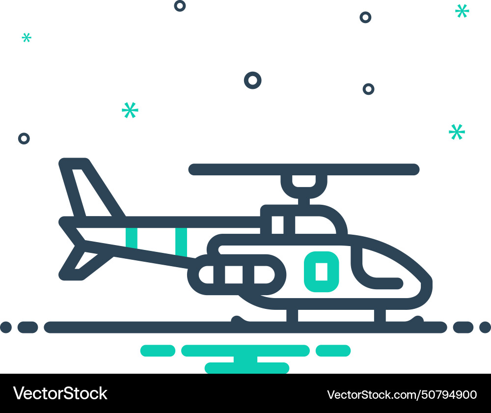 Helicopter Royalty Free Vector Image - VectorStock