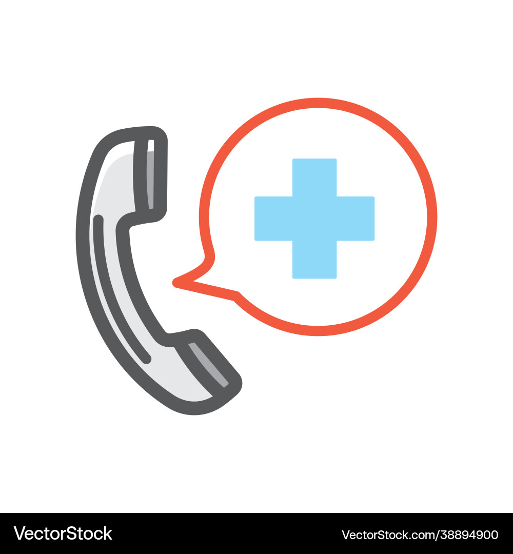 Medical call sign Royalty Free Vector Image - VectorStock
