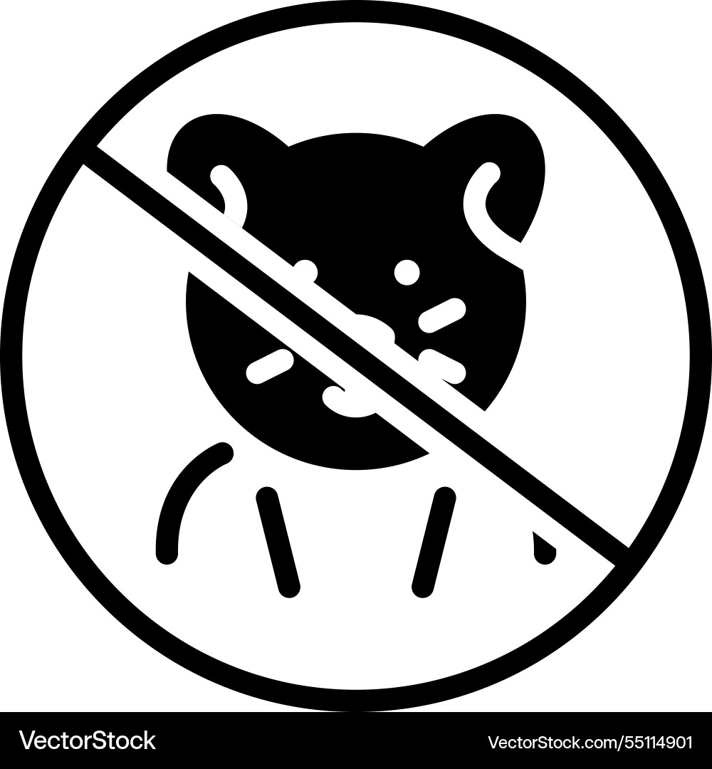 Not allowed Royalty Free Vector Image - VectorStock