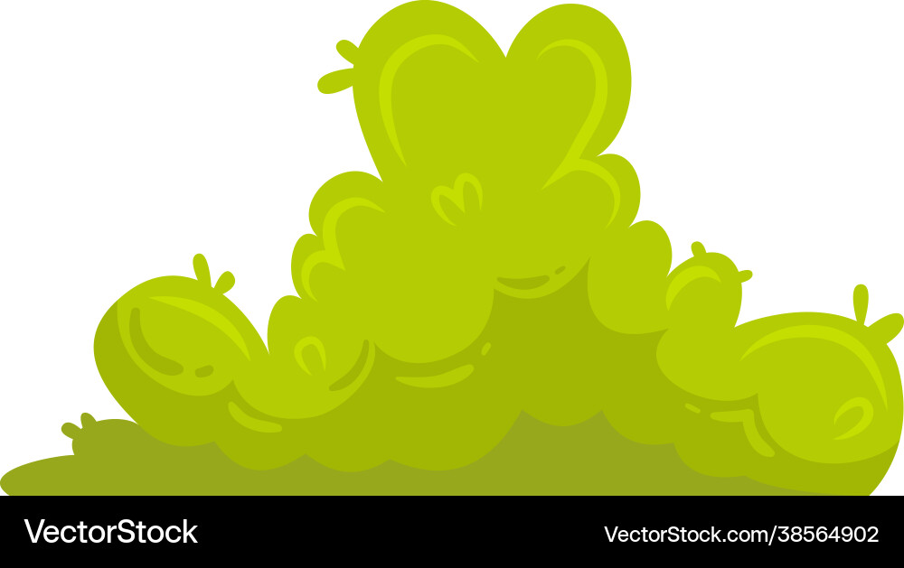 Cartoon bush Royalty Free Vector Image - VectorStock