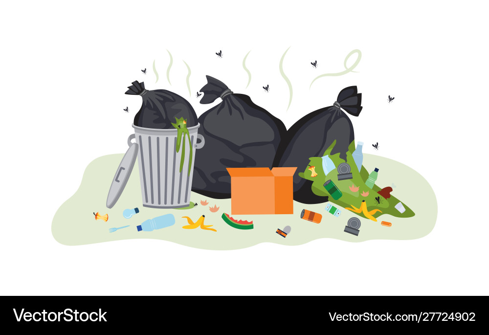 Dirty Dustbin Vector Images (over 1,900)