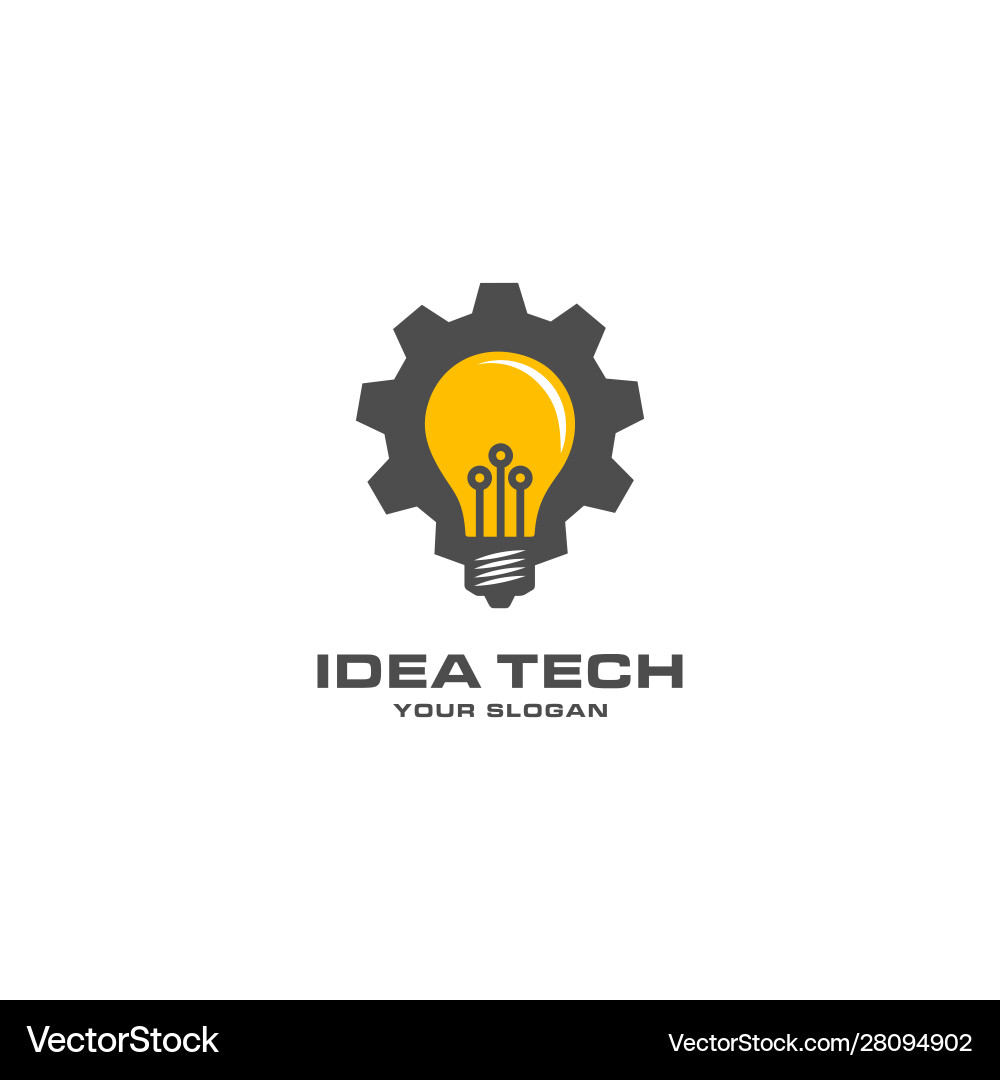 Idea tech Royalty Free Vector Image - VectorStock