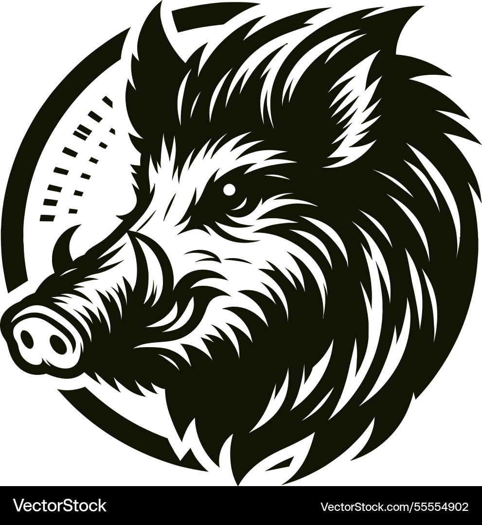 Wild boar Royalty Free Vector Image - VectorStock