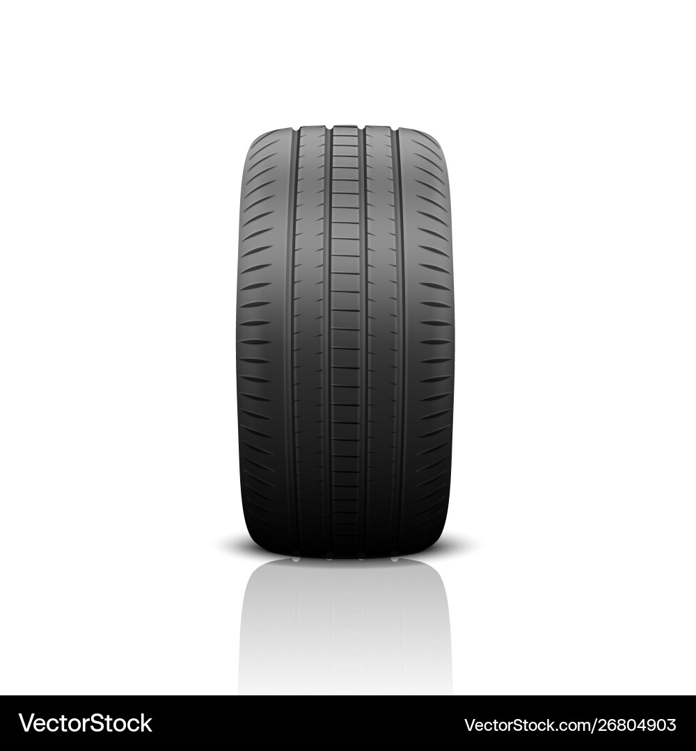 3d realistisches Render Auto-Rad-Symbol schließen