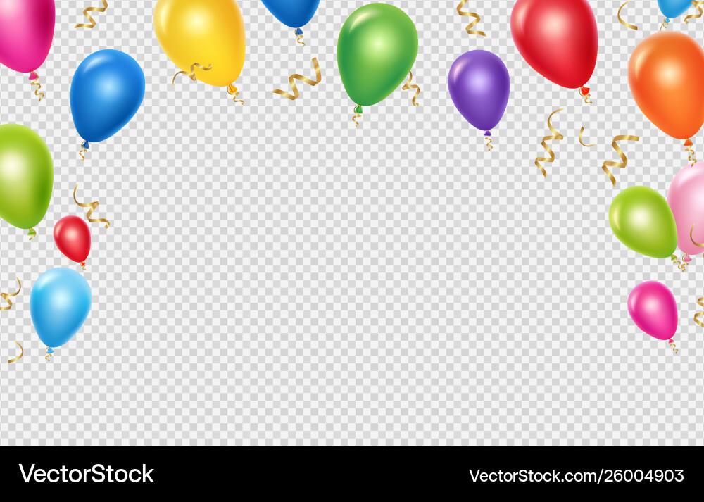 Celebration background template realistic Vector Image