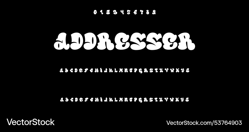 Classic street art graffiti font type alphabet Vector Image Classic street art graffiti font type alphabet Vector Image