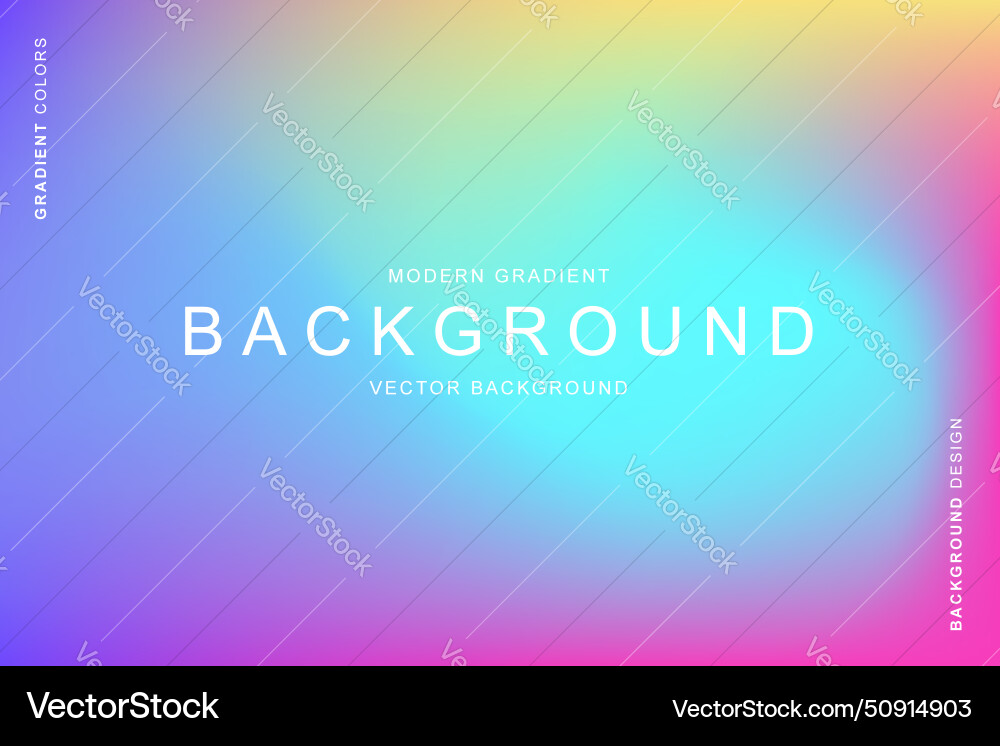 Colorful modern gradient background design Vector Image
