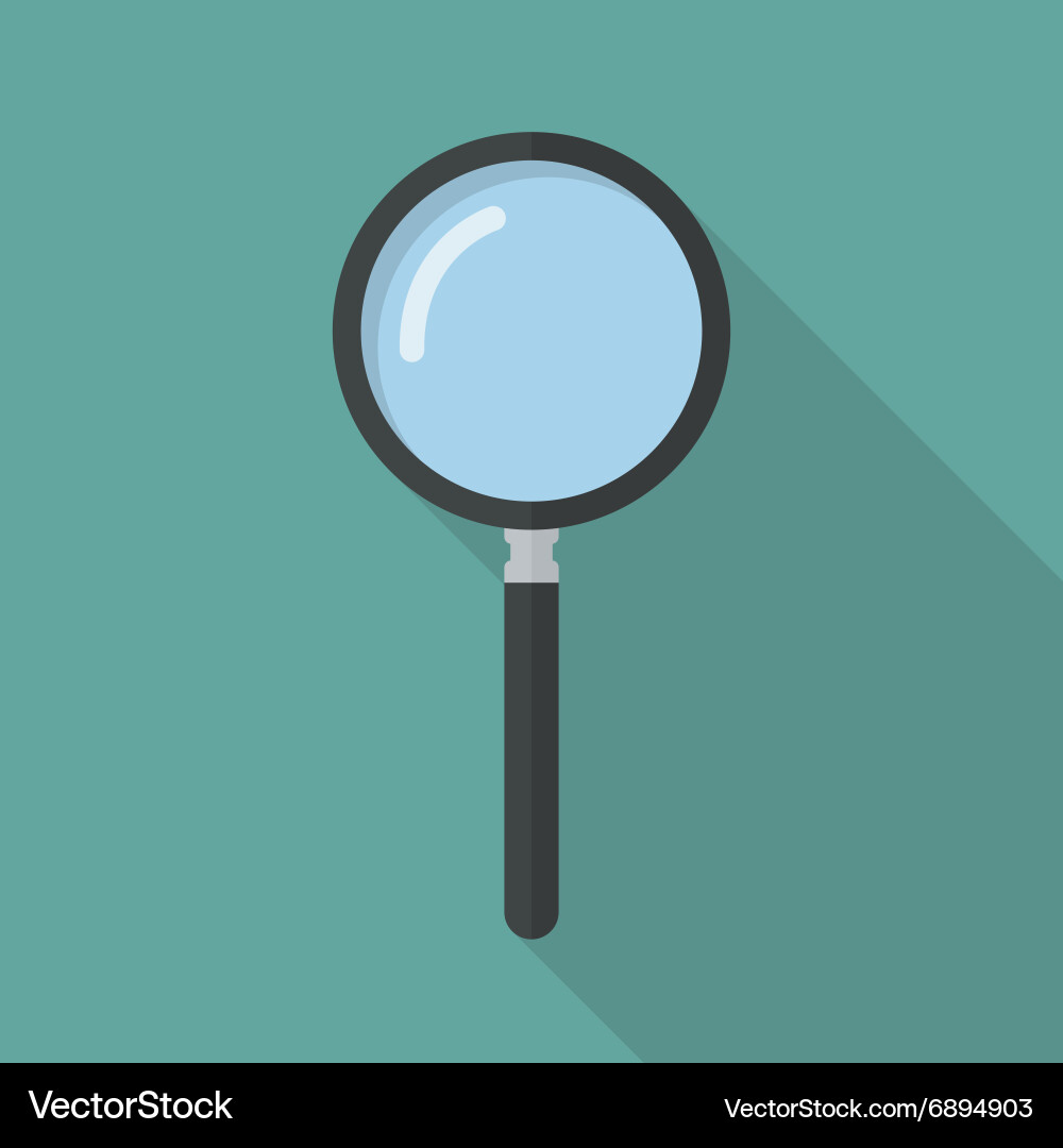 Magnifying glass Royalty Free Vector Image - VectorStock