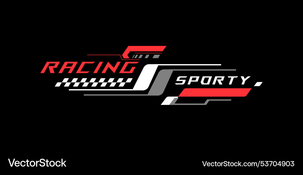 Wrap decal stripe racing sport sticker design Vector Image