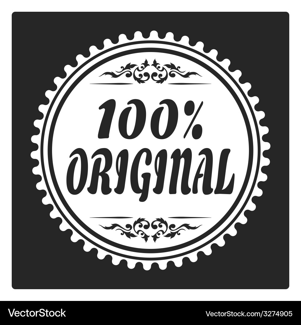 100 original Royalty Free Vector Image - VectorStock
