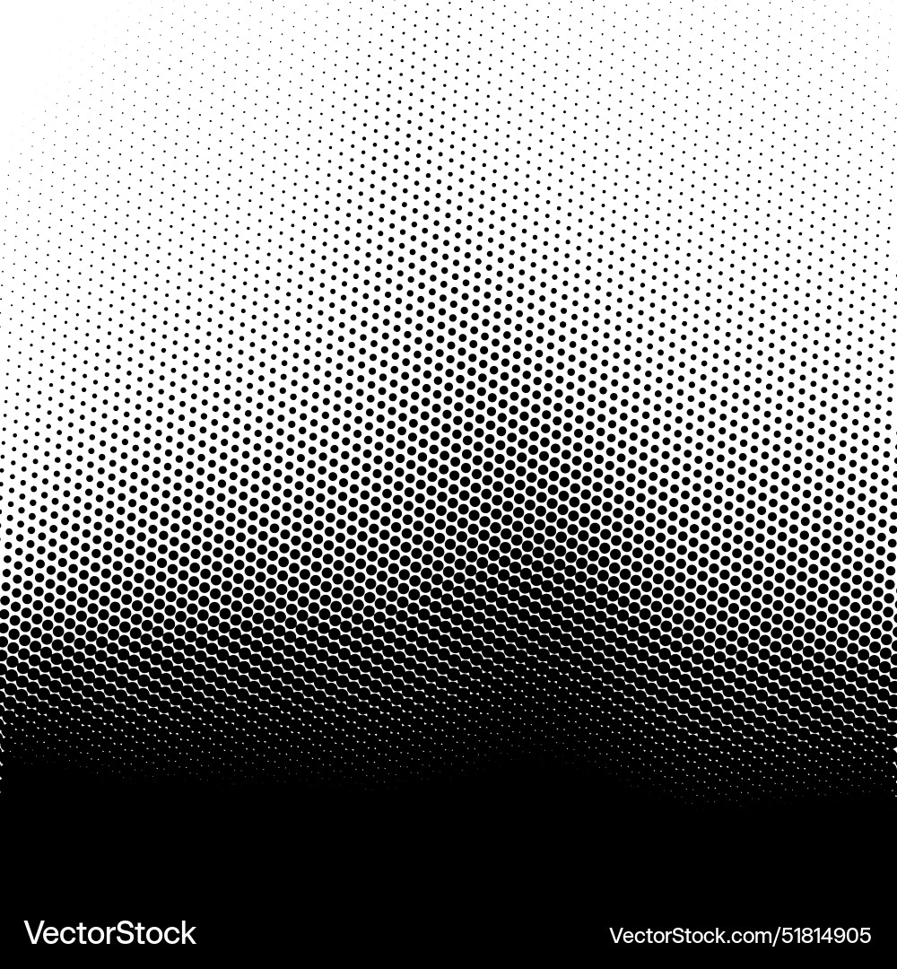 Vertical gradient halftone dots background Vector Image