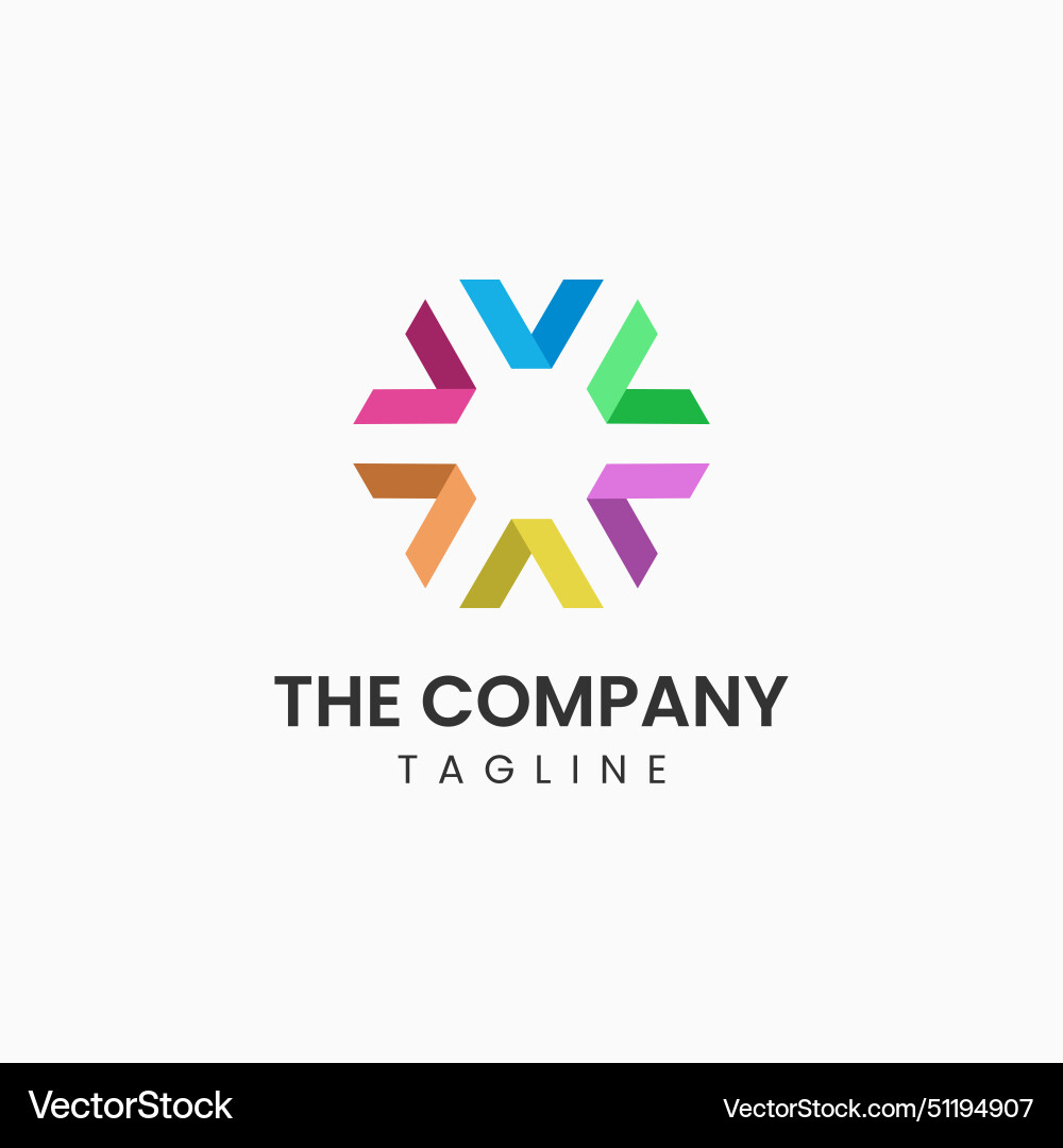 Logo template design Royalty Free Vector Image