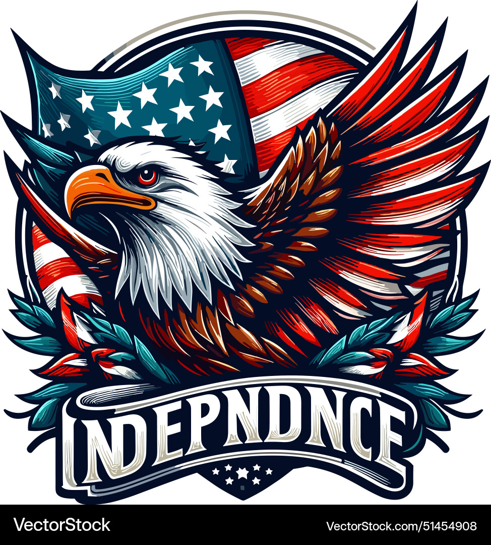 American eagle design with bald eagle like that Vector Image