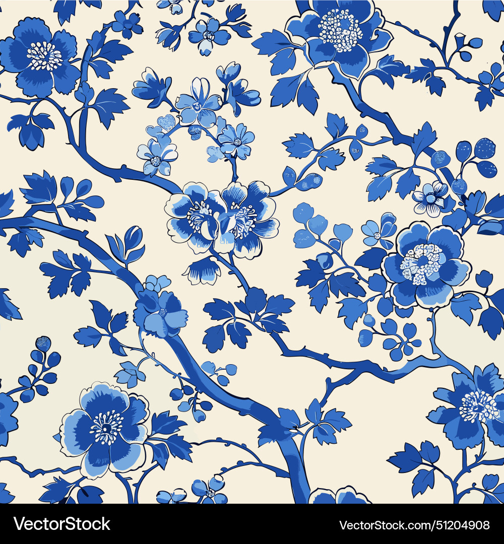 Chinese traditional ornament seamless pattern 03 Vector Image