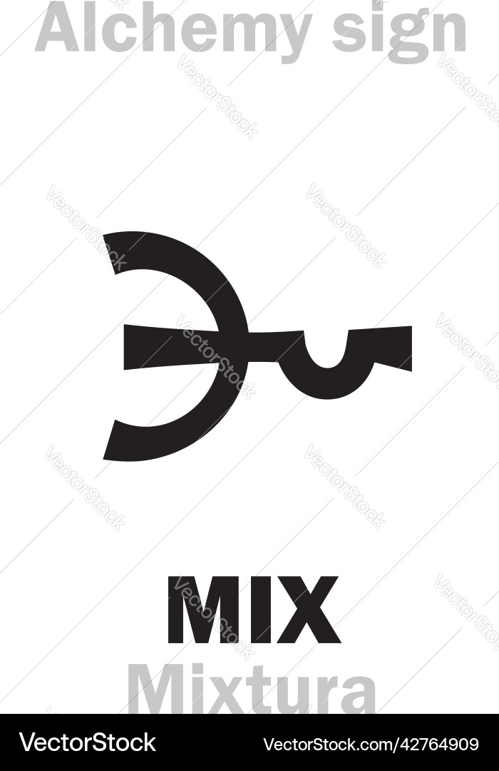 Alchemy mix mixture Royalty Free Vector Image - VectorStock