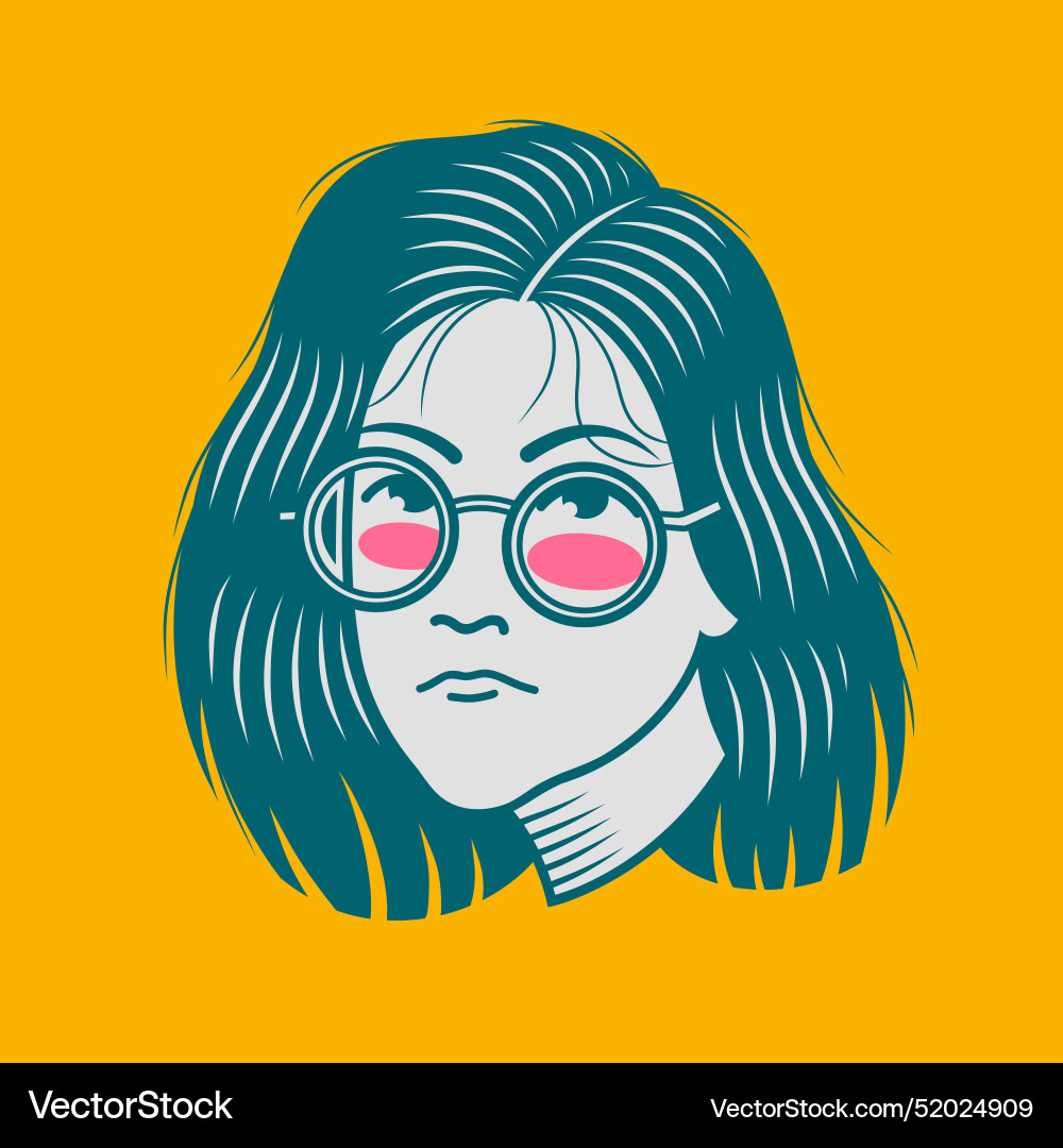 Character design avatar flat minimalist 94 Vector Image