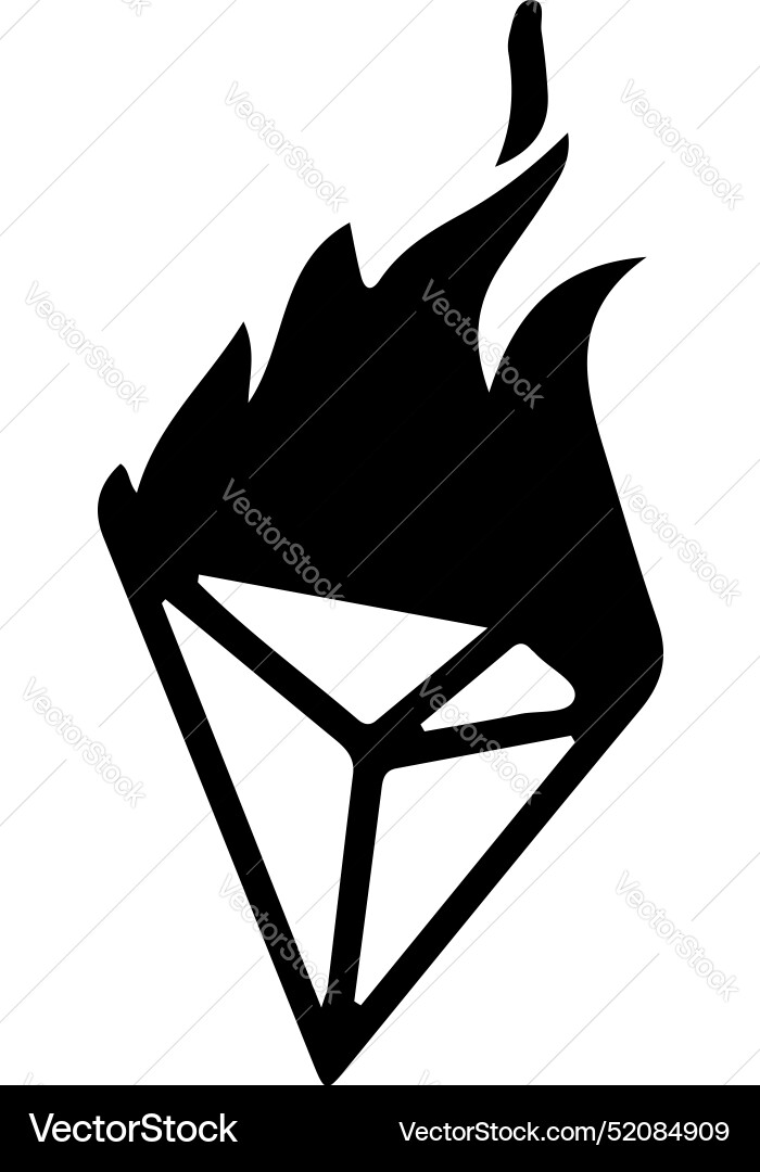 Tron silhouette Royalty Free Vector Image - VectorStock