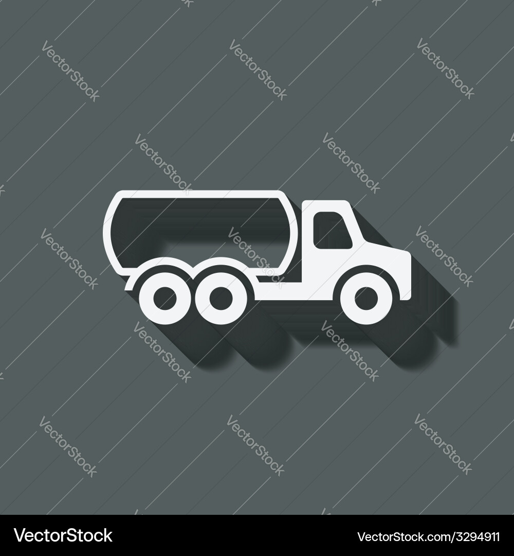 Fuel truck symbol Royalty Free Vector Image - VectorStock