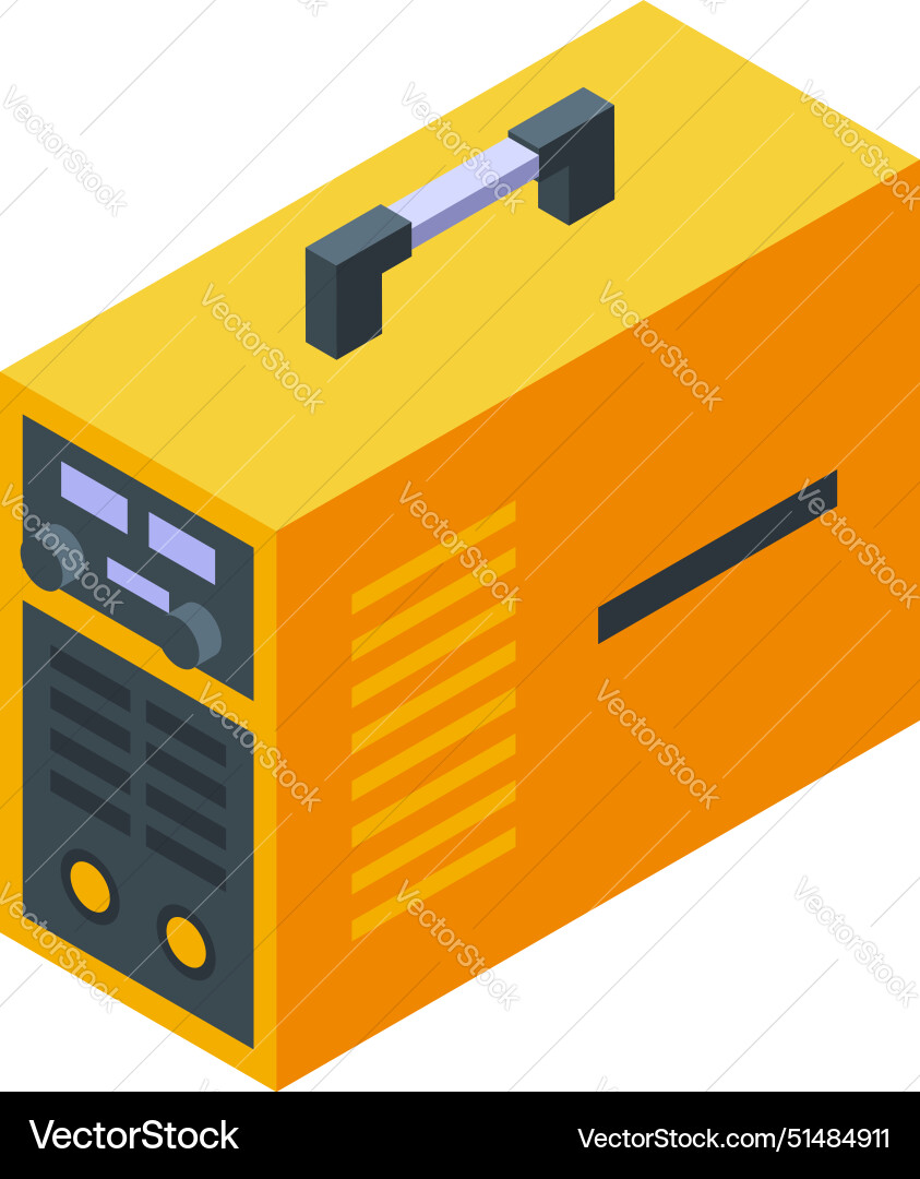 Isometric of a portable Royalty Free Vector Image
