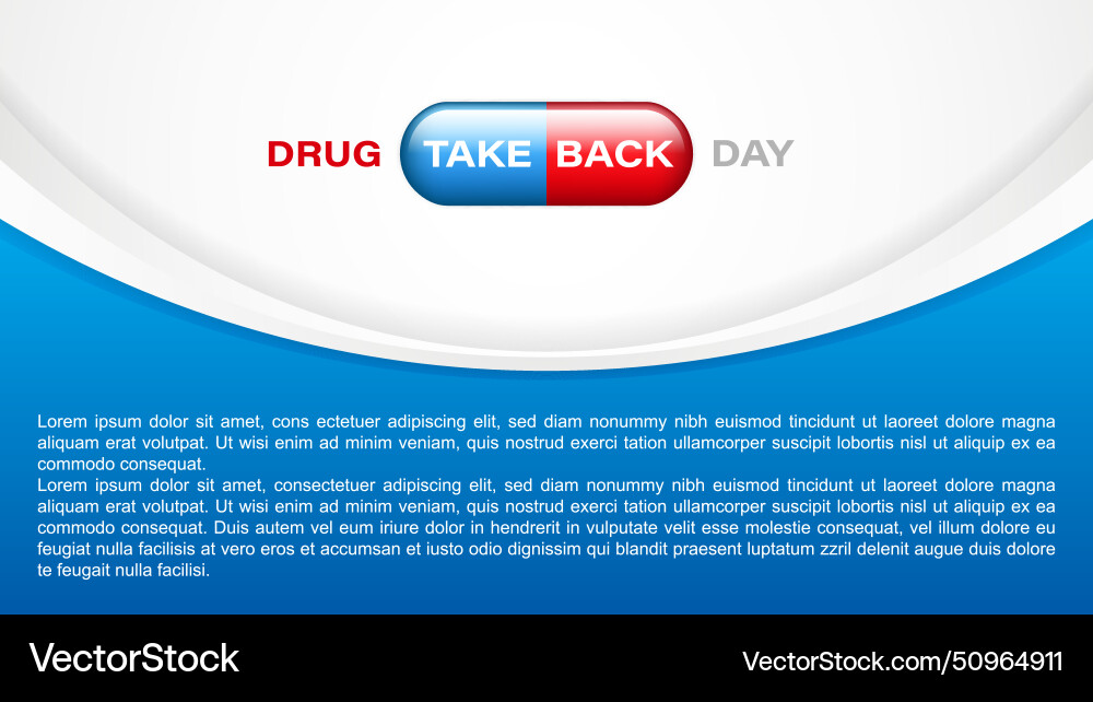National drug take back day is observed every year