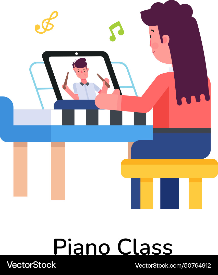 Concentration music Royalty Free Vector Image - VectorStock