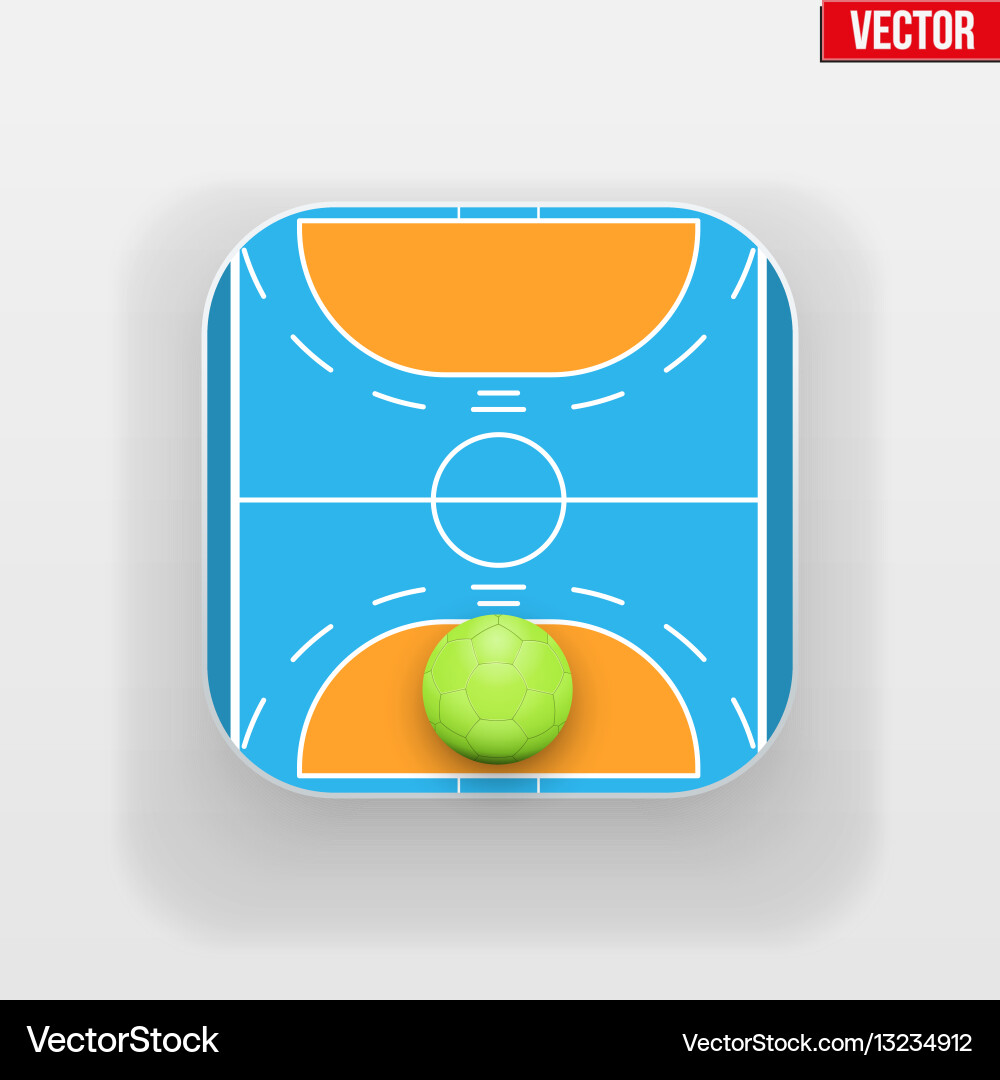 Handball Sport Icon Royalty Free Vector Image - VectorStock