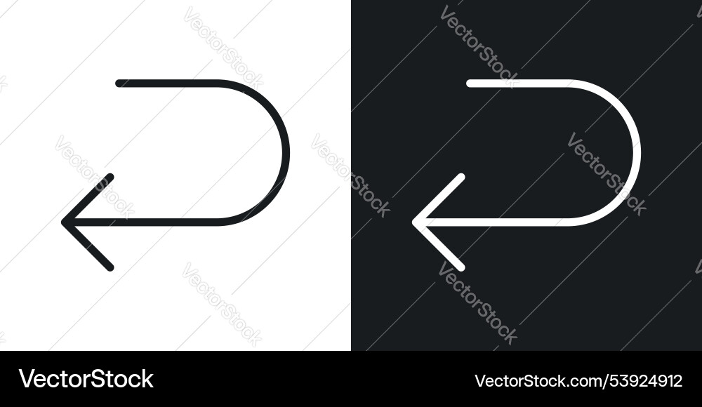 Send back icon Royalty Free Vector Image - VectorStock