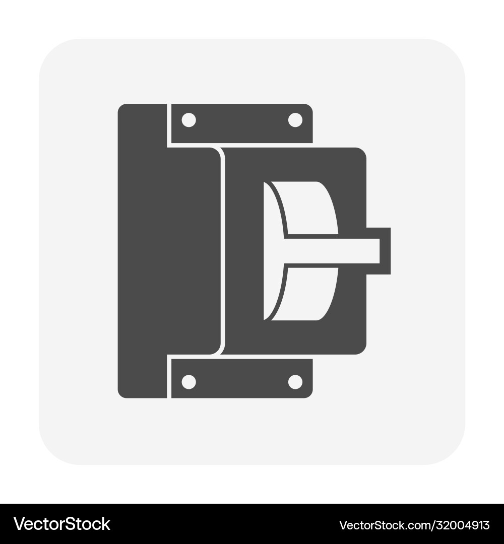 Breaker electrical icon Royalty Free Vector Image