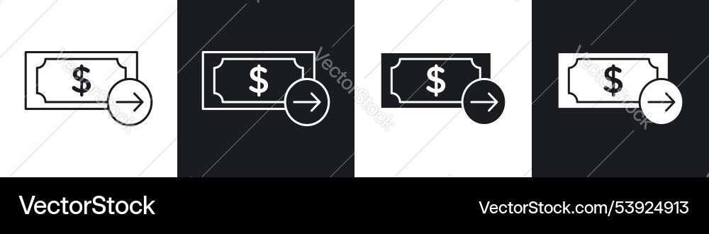 Send money icon Royalty Free Vector Image - VectorStock