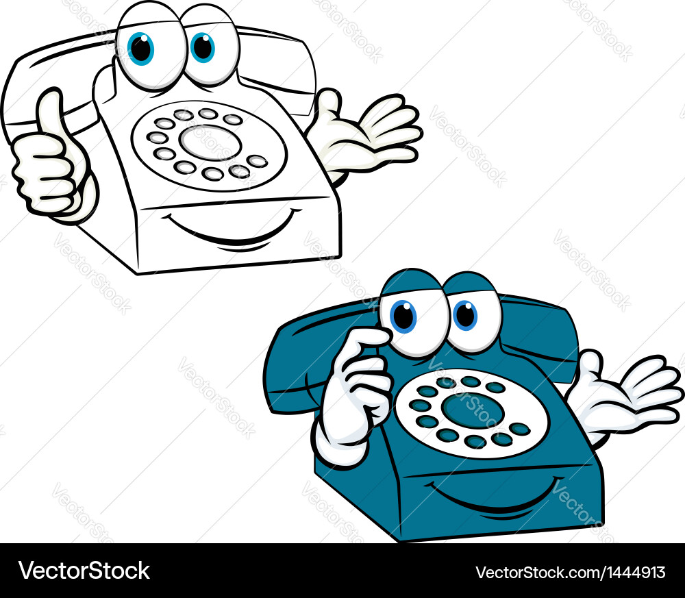 Smiling phone Royalty Free Vector Image - VectorStock