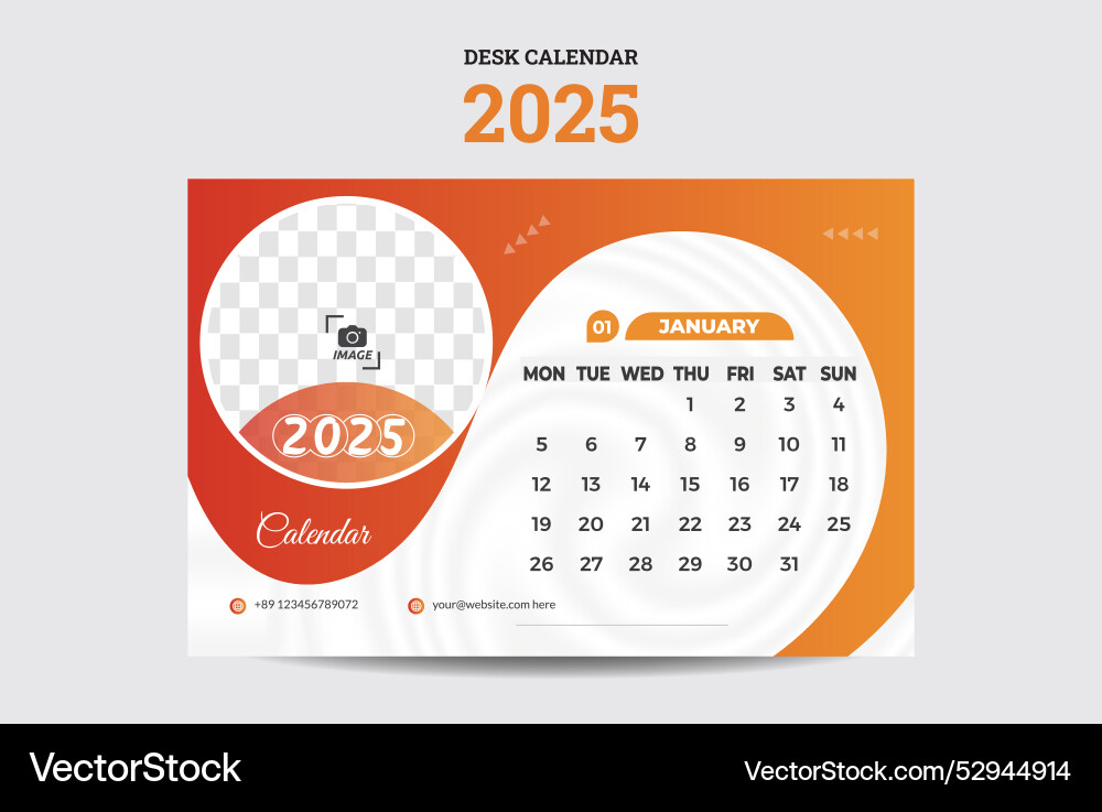 Calendar design Royalty Free Vector Image - VectorStock