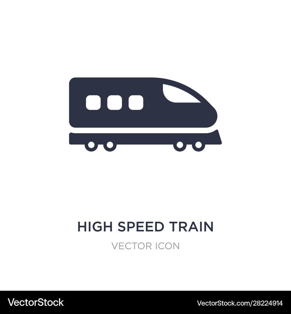 High Speed Train Icon Vector Images (over 4,200)