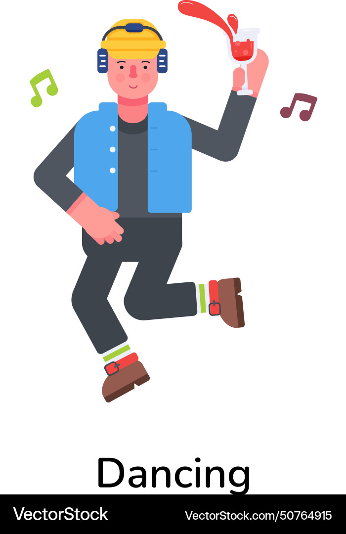 Dancing Royalty Free Vector Image - VectorStock