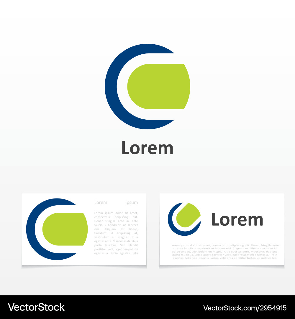 Letter c Royalty Free Vector Image - VectorStock