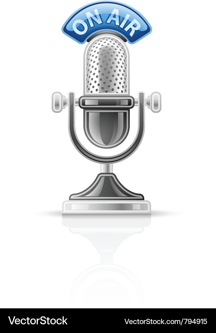 Microphone Royalty Free Vector Image - VectorStock