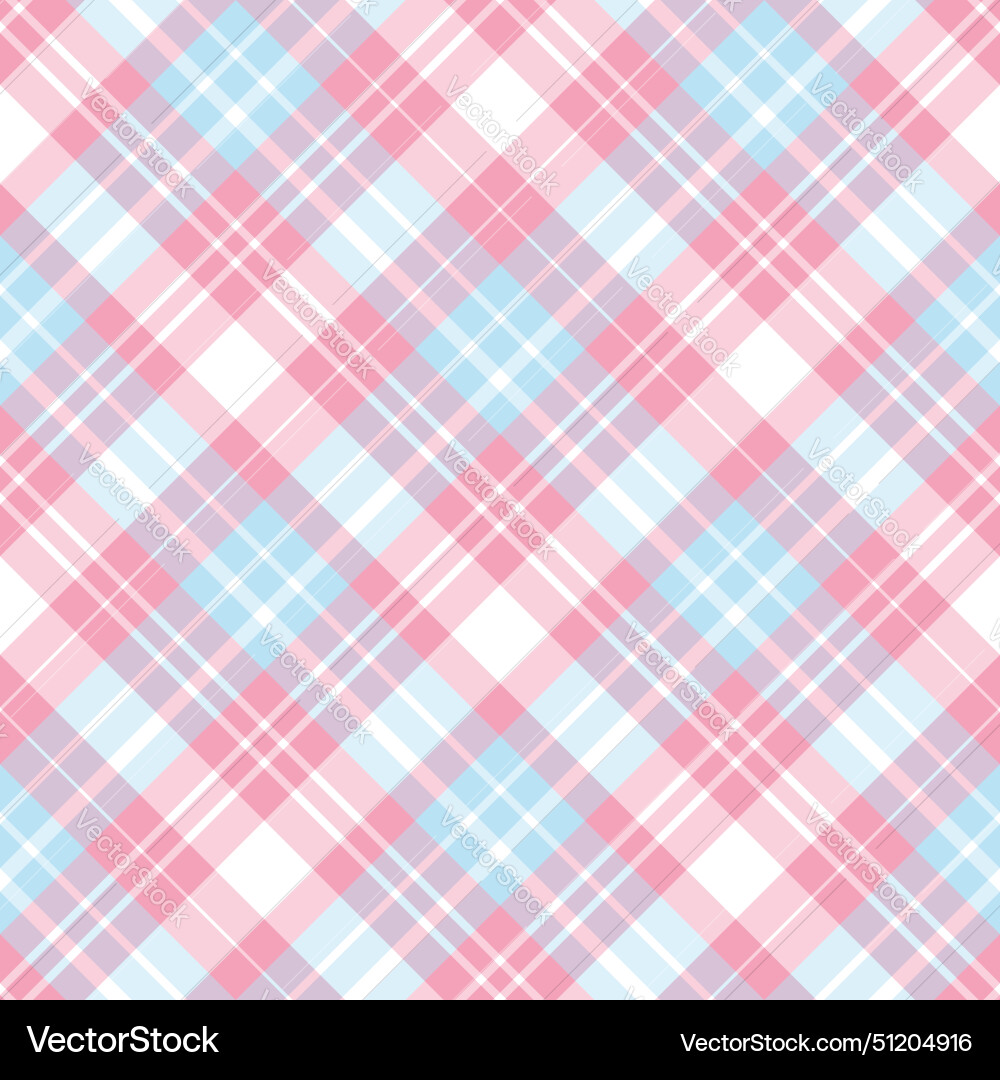 Seamless pattern in fantastic pink blue and white Vector Image