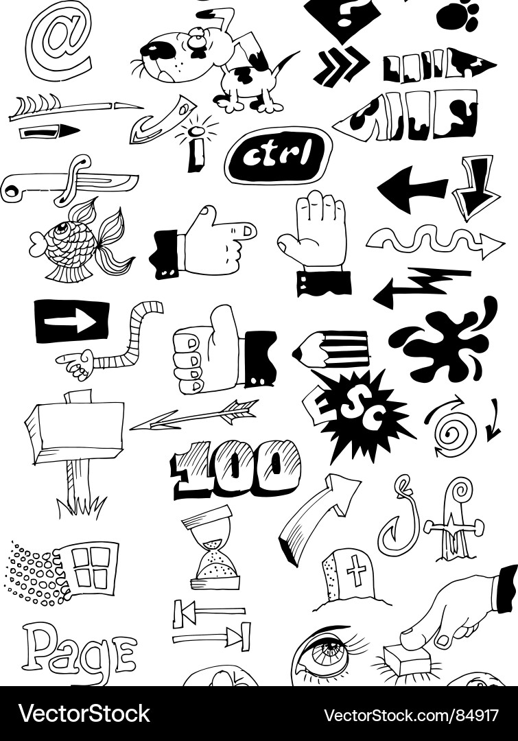 Arrow smile Royalty Free Vector Image - VectorStock