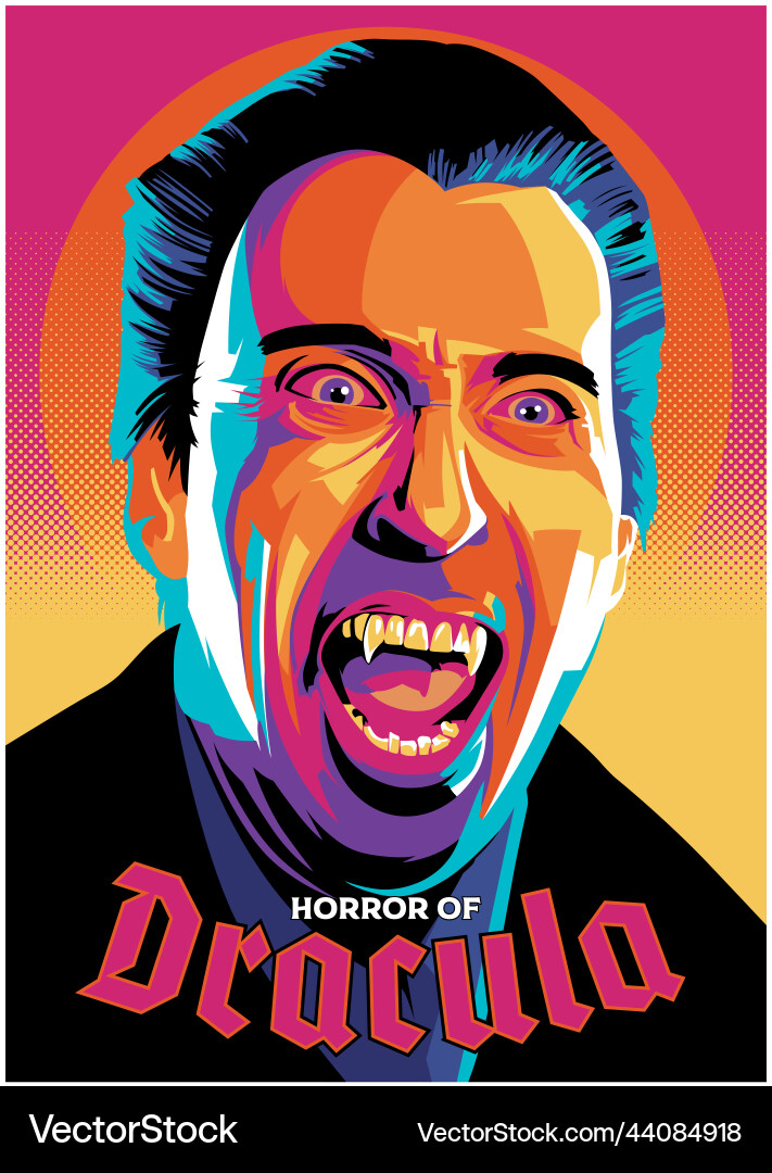 Horror of dracula Royalty Free Vector Image - VectorStock