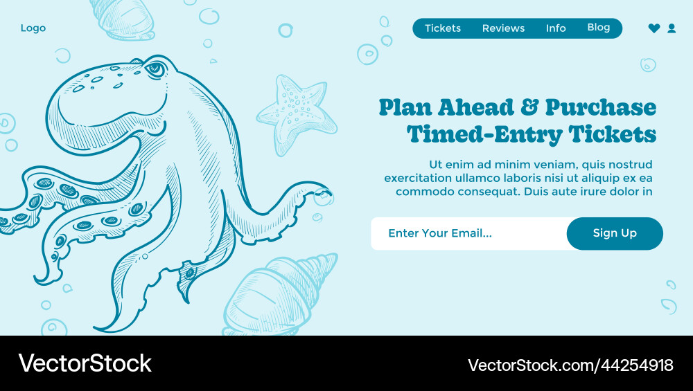 Plan ahead and purchase timed entry tickets web Vector Image