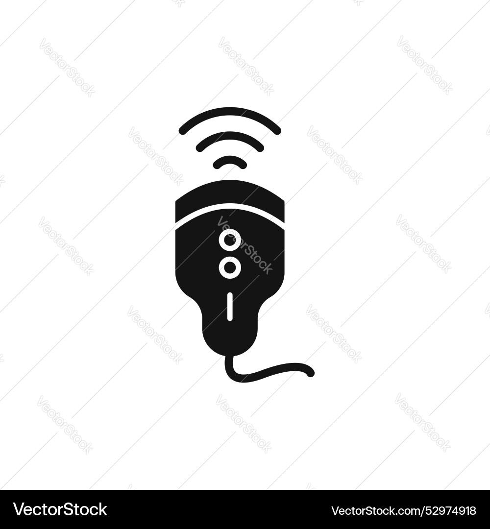 Ultrasound icon symbol on white background Vector Image