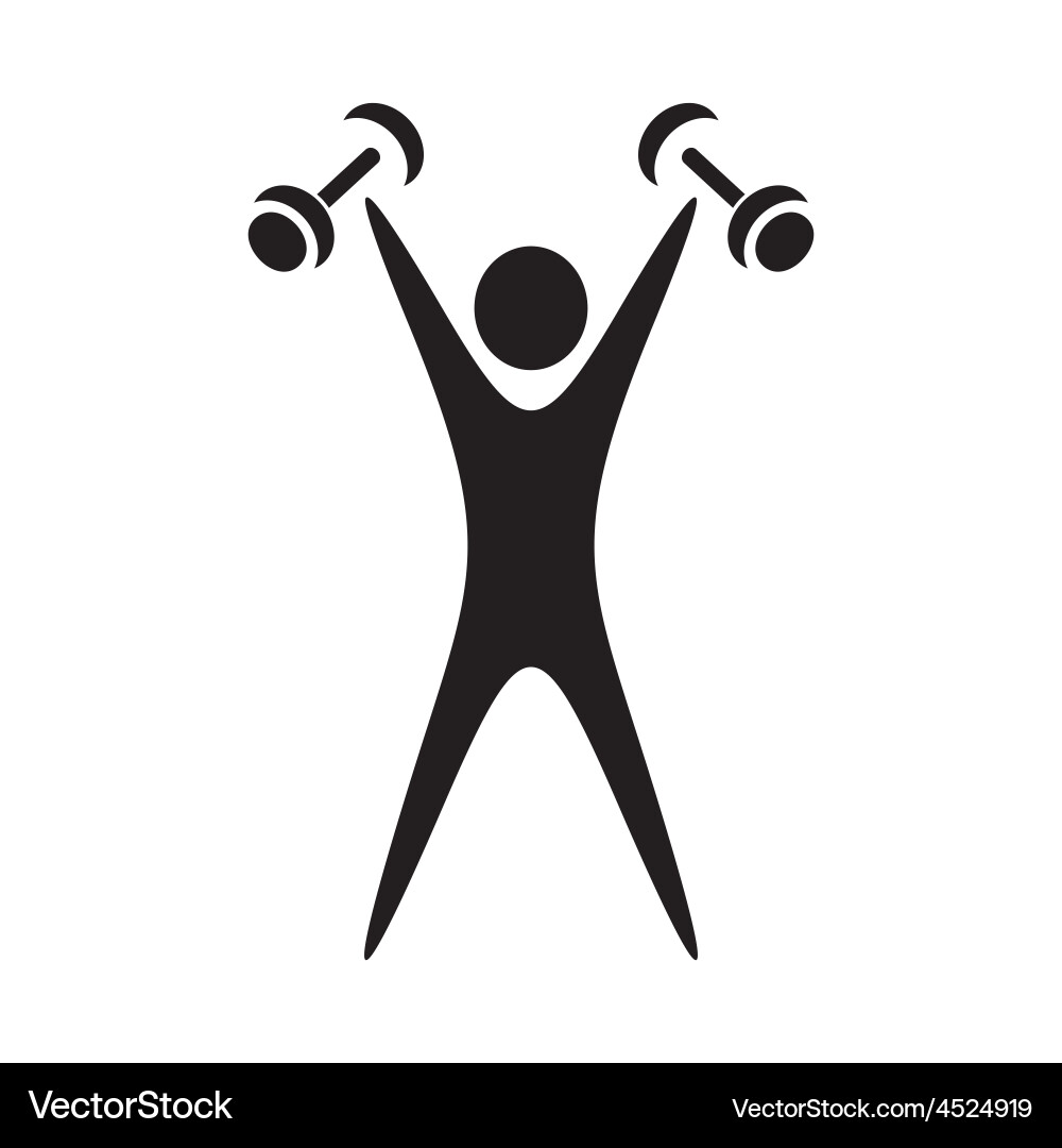 Exercising figure Royalty Free Vector Image - VectorStock