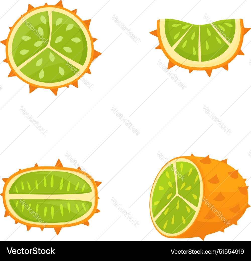 Vibrant collection of citrus fruit Royalty Free Vector Image