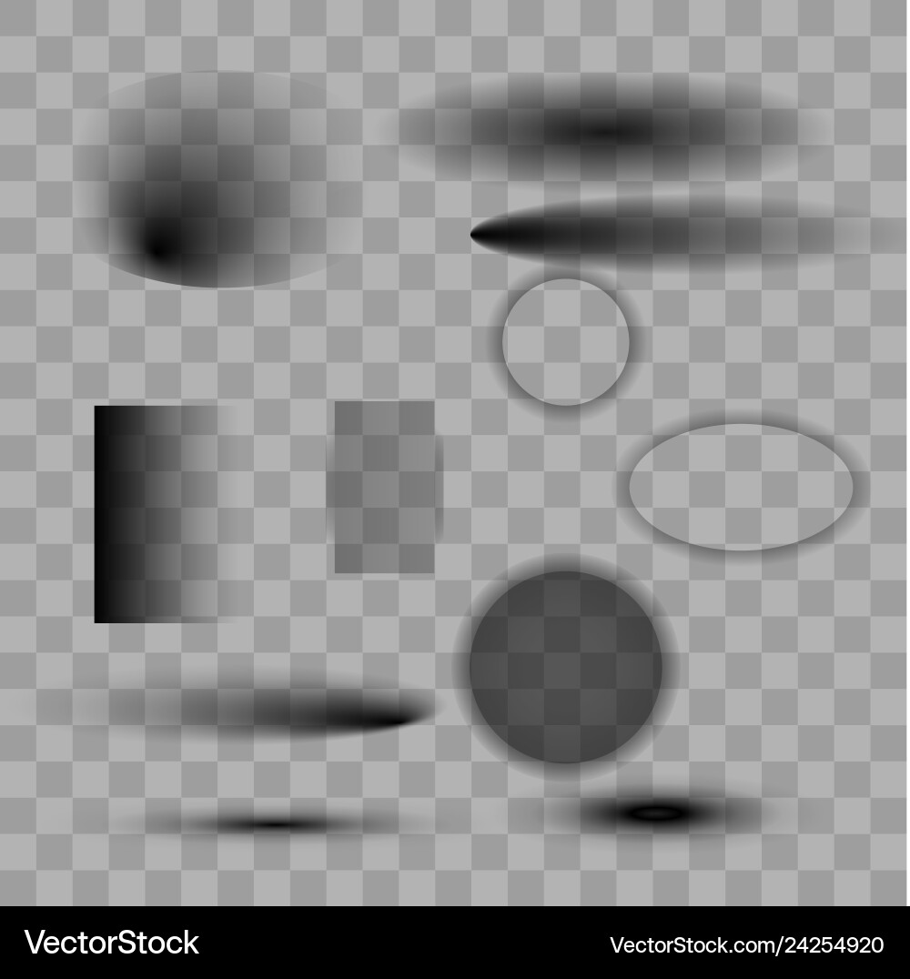 Square shadow effects Royalty Free Vector Image