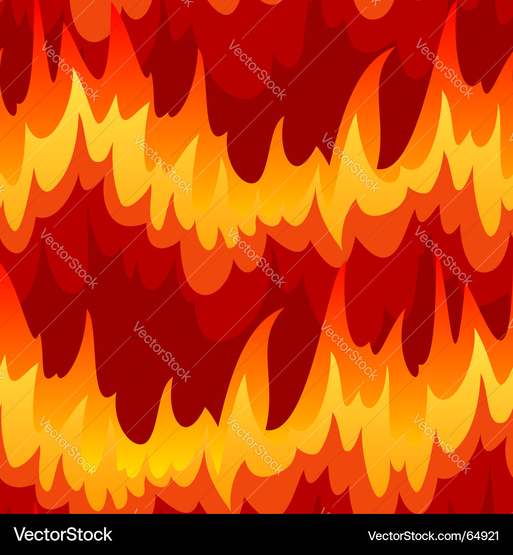 Fire pattern Royalty Free Vector Image - VectorStock