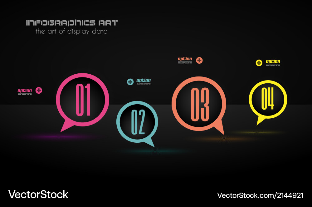 Infographics concept to display your data Vector Image