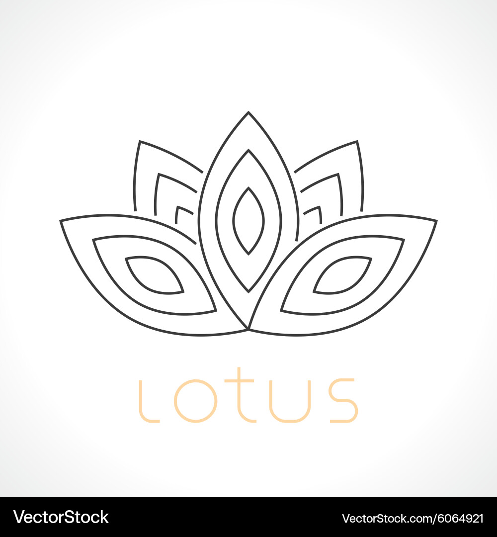 Lotus Royalty Free Vector Image - VectorStock
