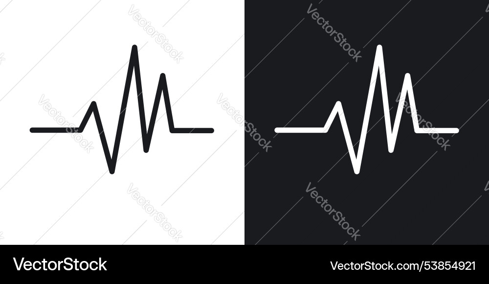 Pulse icon Royalty Free Vector Image - VectorStock